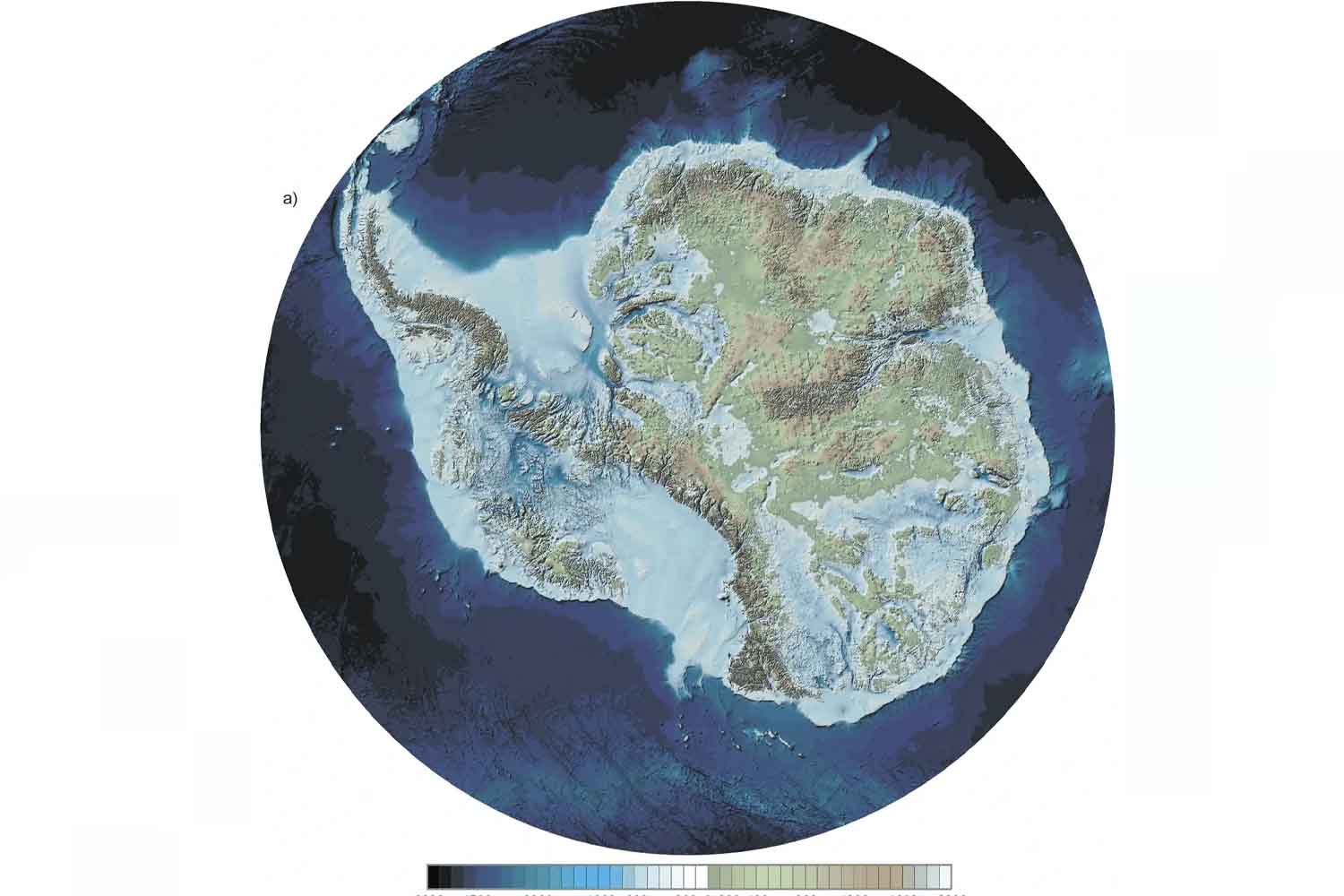 ¿Cómo sería la Antártida sin su hielo? El mapa más detallado del Polo ...