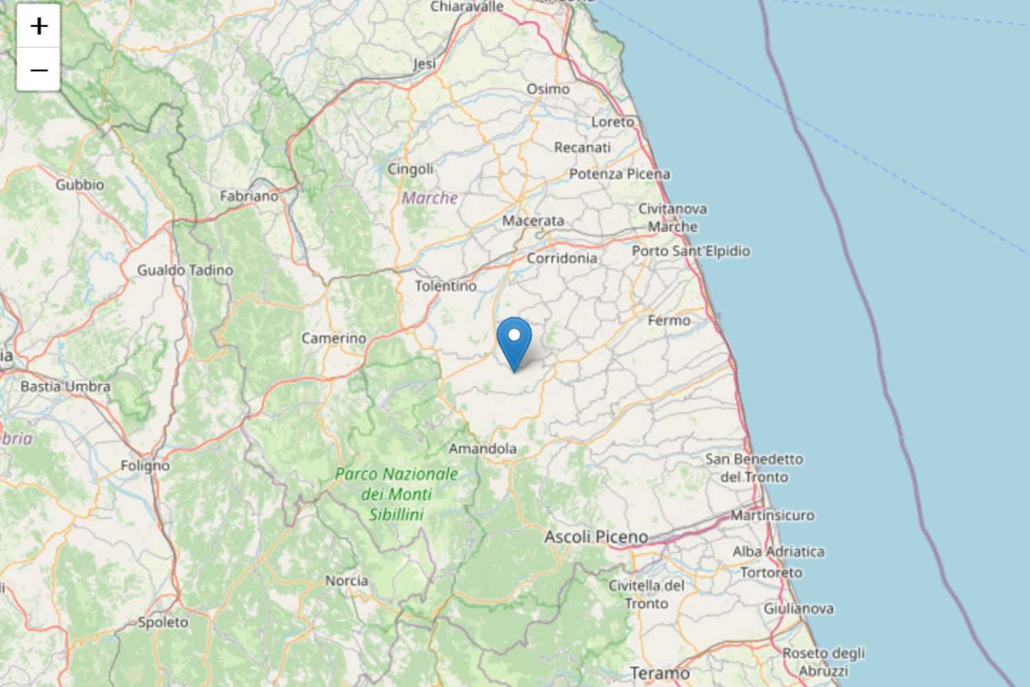 Terremoto de magnitud 3,8 en la región de Las Marcas: decenas de ...